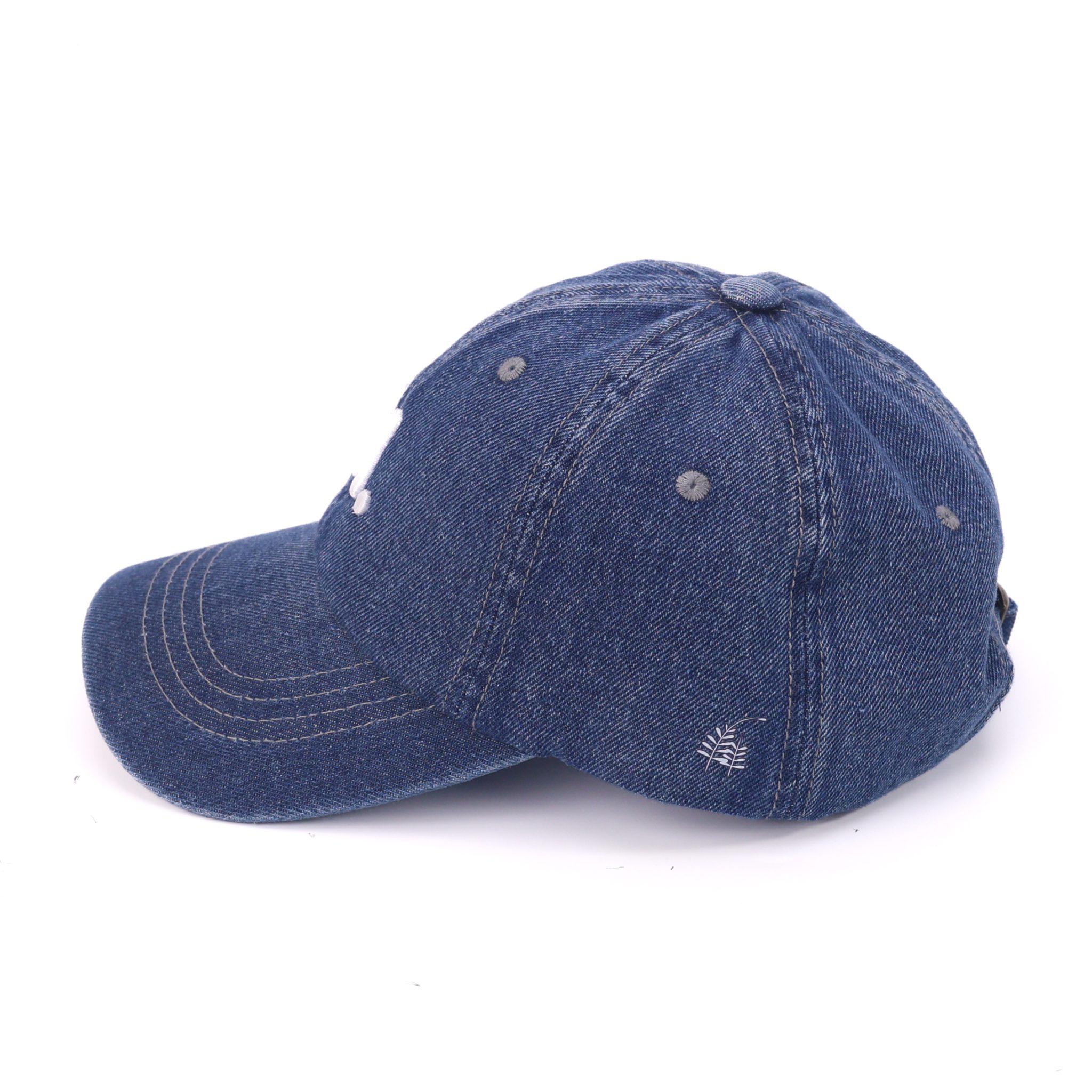 The Deep Moss Denim – Unisex Dark Wash Denim Cap | Mossarium