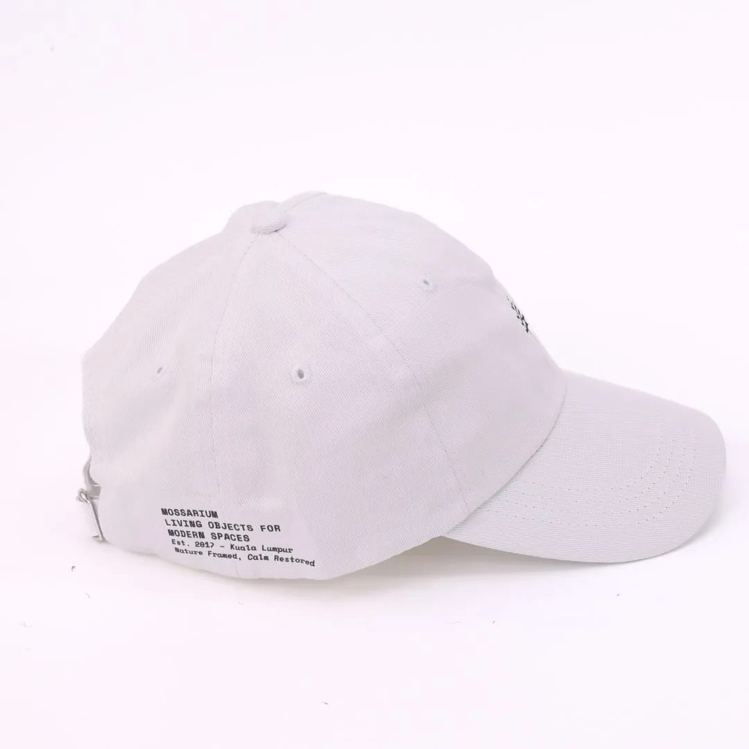 The Midnight Leaf – Unisex Black Cap with Leaf Embroidery | Mossarium